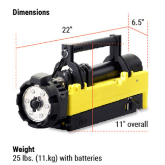 Rechargeable LED Portable Scene Light Ext - Safety Source Fire