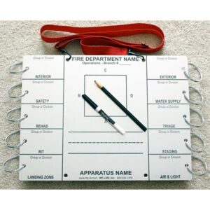 Customized Aluminum Command Board - Safety Source Fire